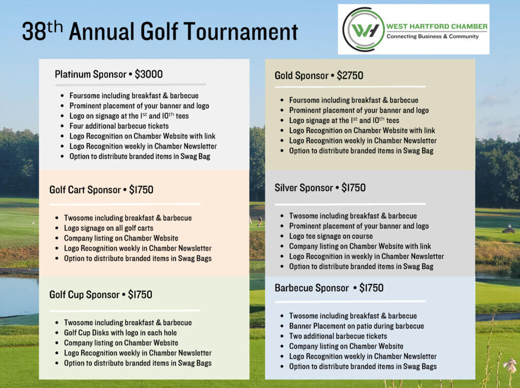 Golf Tournament Sponsorship Package - West Hartford Chamber of Commerce